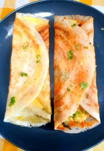 Easy stuffed dosas/How to make stuffed dosas at home