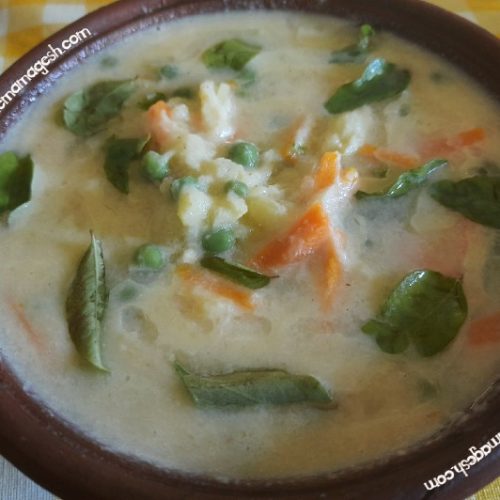 Vegetable ishtu/Vegetable stew for appam & idiyappam/Malabar veg stew